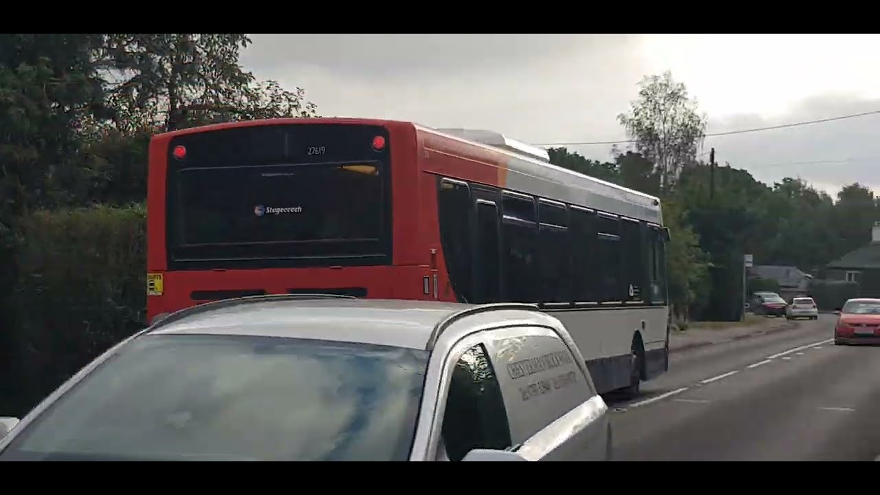 Here is the stagecoach bus 27619 on the number 20 in Normandy Wednesday ...