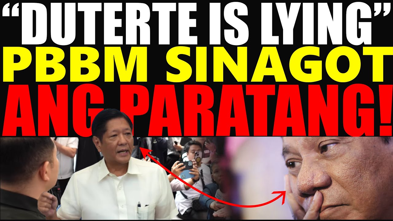 PBBM, Pinabulaanan ang Paratang ni Duterte sa National Budget ...