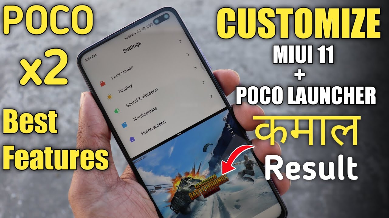 Poco X2 customize and Best Features | Customize MIUI 11 & POCO LAUNCHER ...