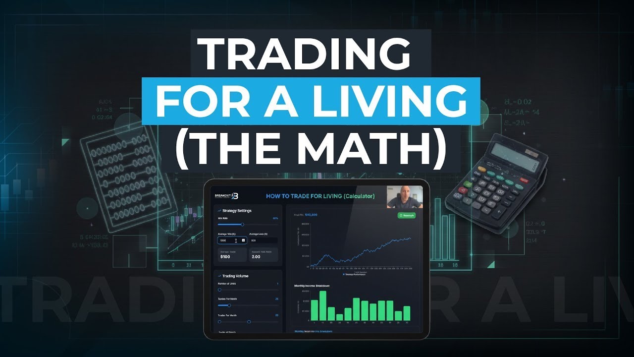 The Profitable Math Behind Trading for a Living - YouTube