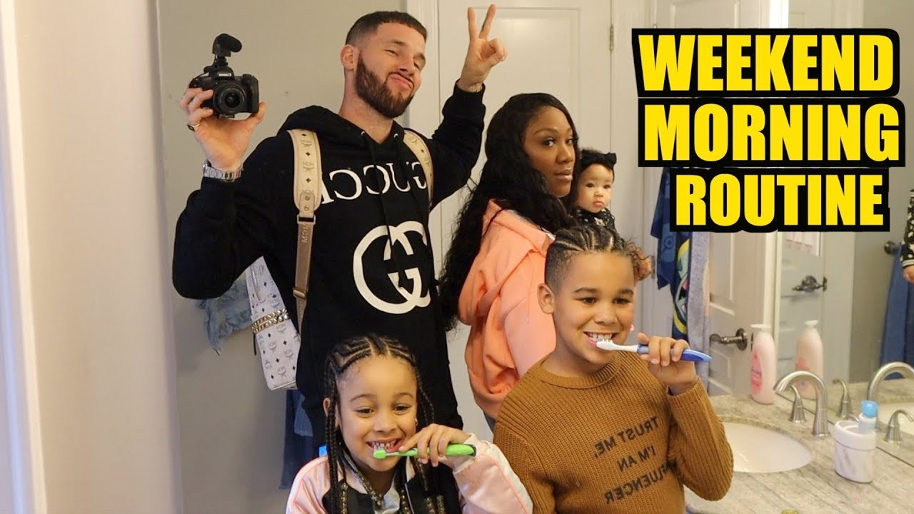 WEEKEND MORNING ROUTINE | The Rush Fam - YouTube