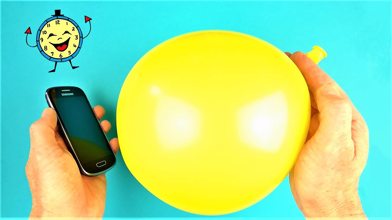 Phone in Balloon Magic Trick - YouTube