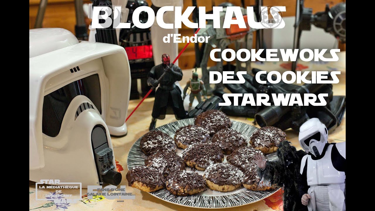 Blockhaus Endor une recette de cookies star wars les cook'Ewoks - YouTube