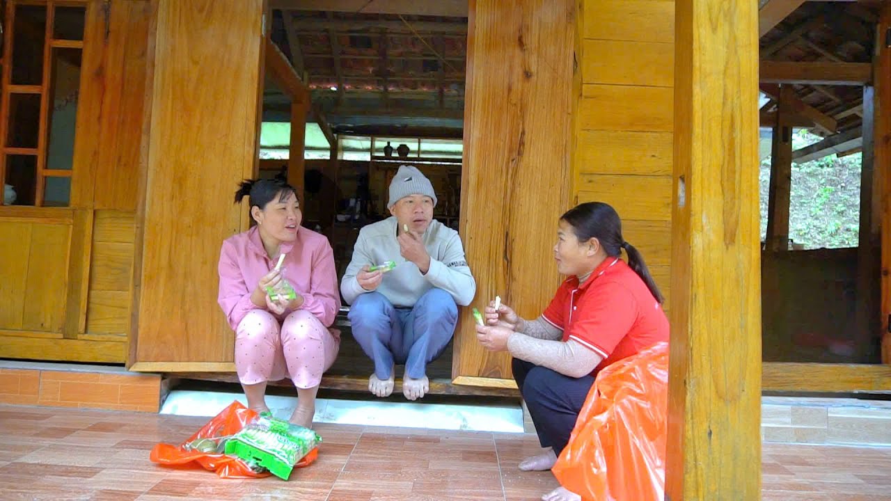 Make banh chung and wish my loved ones a happy new year - YouTube