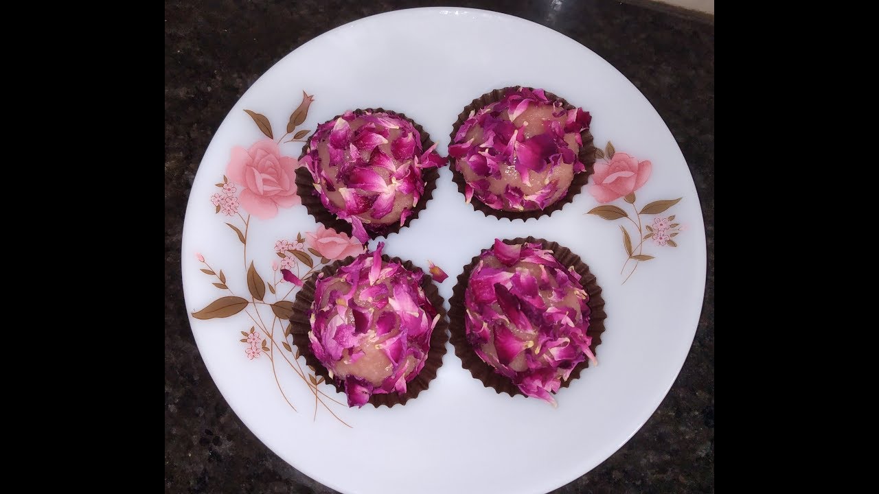Rose petals laddu - YouTube