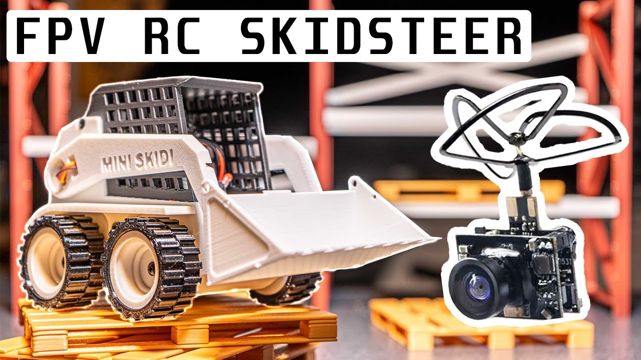 FPV 3D Printed RC SkidSteer - YouTube