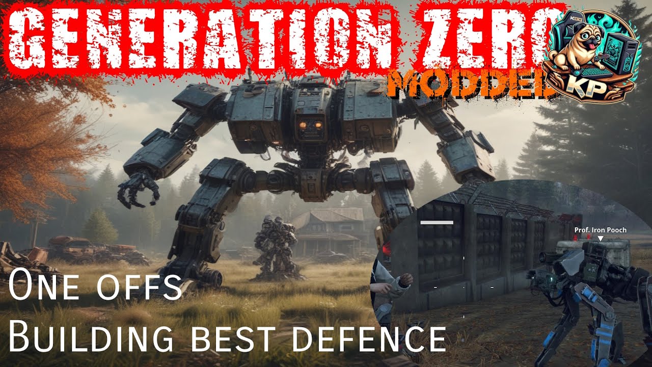 generation zero modded one offs building best defence - YouTube