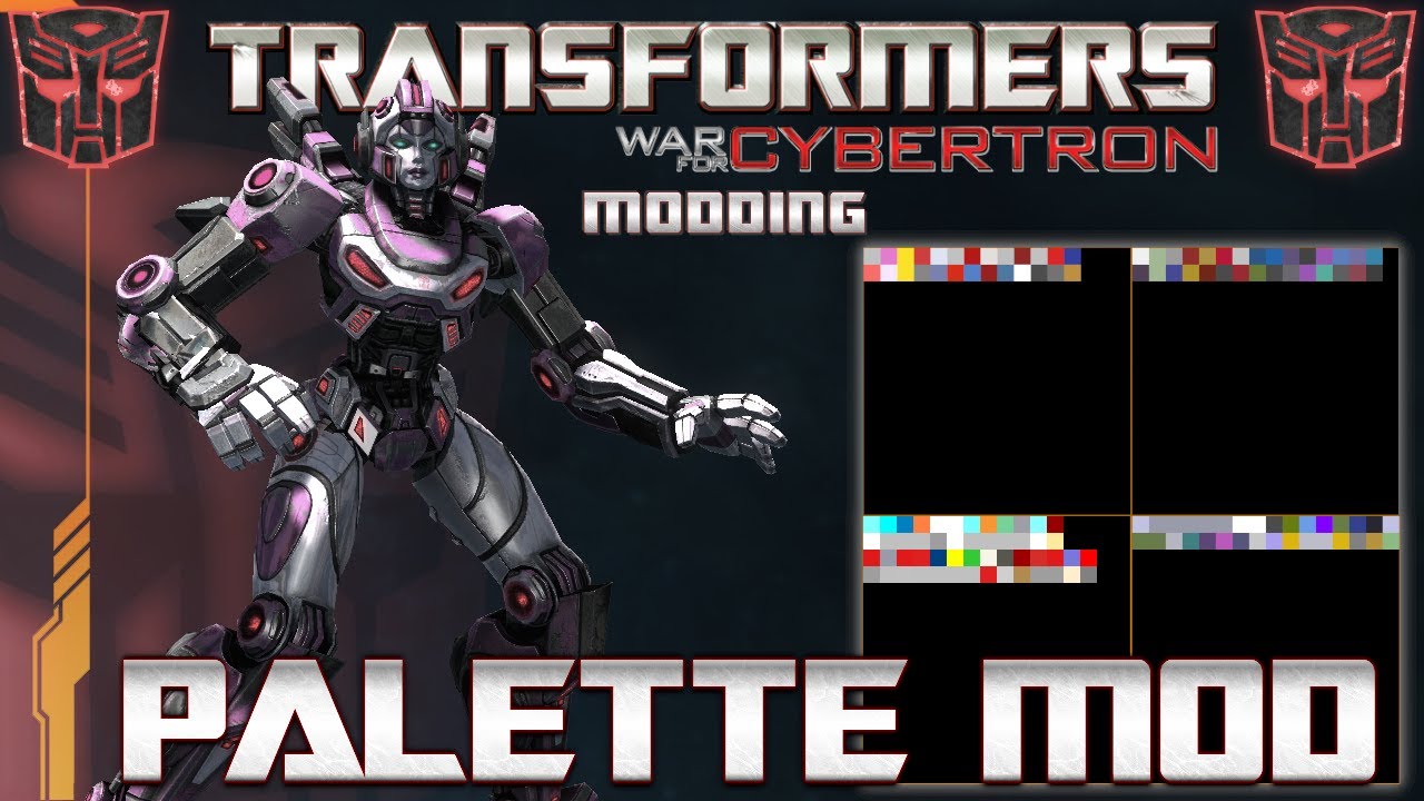 Transformers: War for Cybertron Updated Color Palettes Mod - YouTube