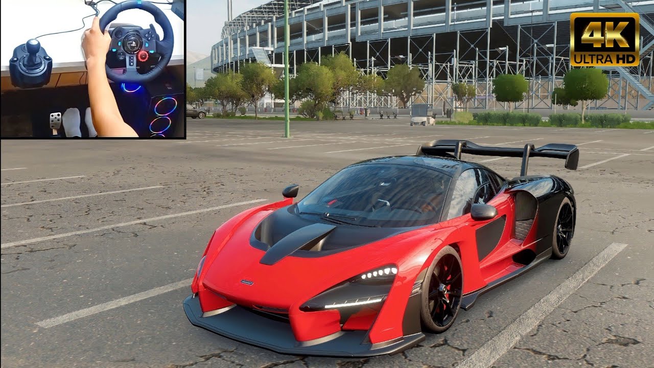 McLaren Senna | Forza Horizon 5 | Logitech G29 gameplay - YouTube