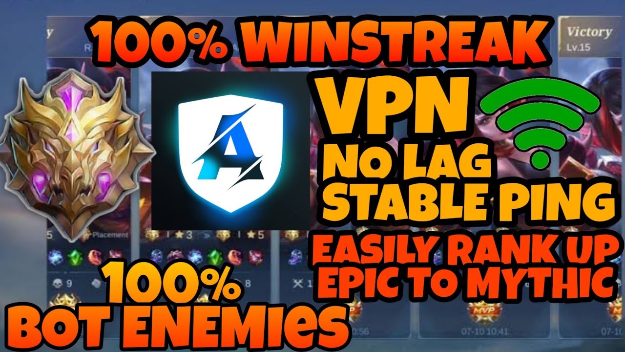 [ NO LAG ] BOT IN MYTHIC RANK? USE THIS VPN TO RANK UP EASILY FROM EPIC ...