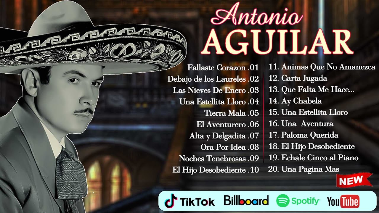 Antonio Aguilar 100% Corridos - Antonio Aguilar puras Rancheras ...
