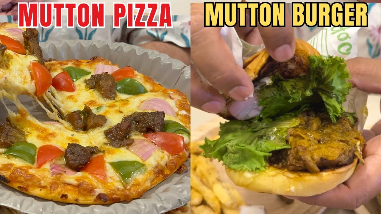 Mutton Burger Mutton pizza mutton frankie chicken roll | Best Nonveg ...