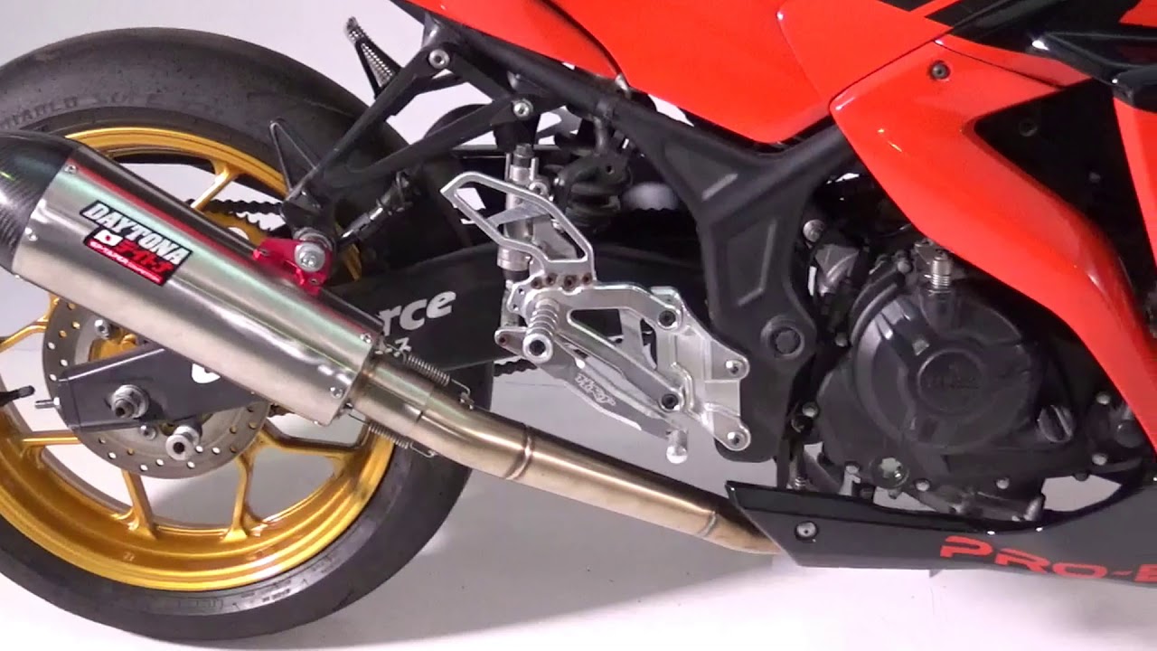 R25 Exhaust - Knalpot Daytona GP Taper - YouTube