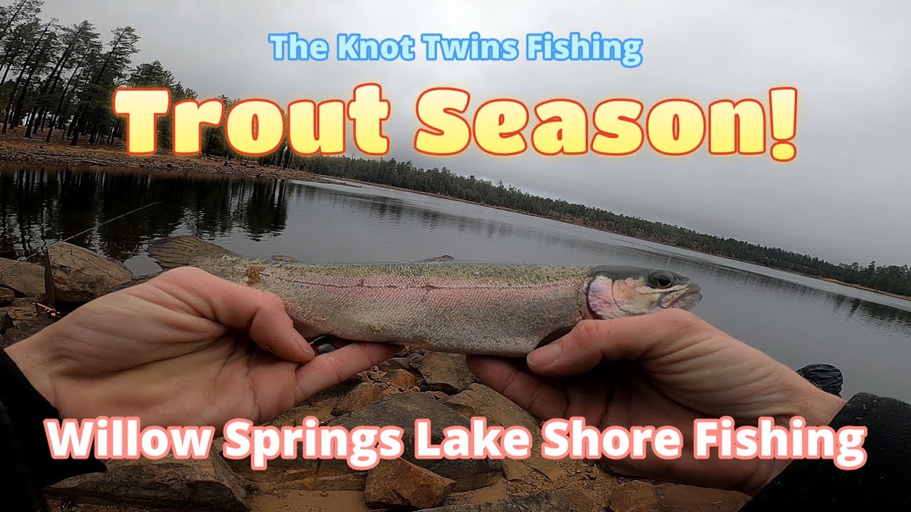 Trout Fishing in the RAIN! - Willow Springs Lake - YouTube