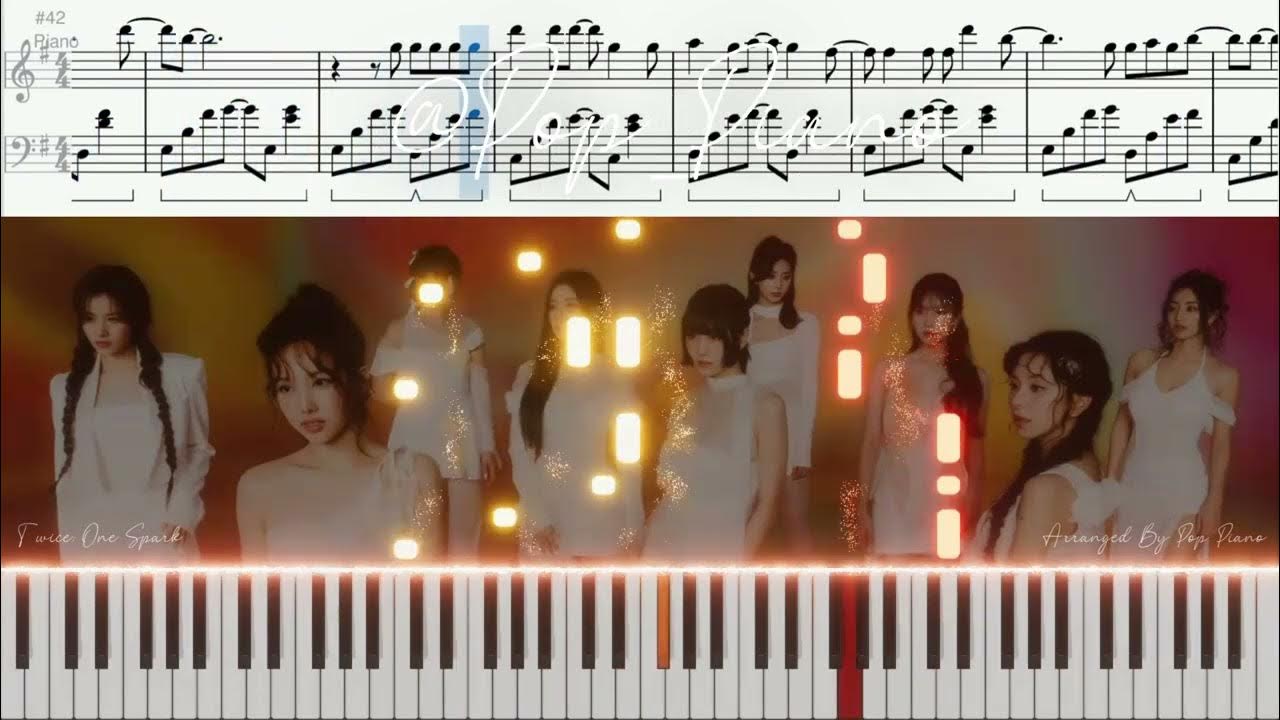 TWICE (트와이스) 'One Spark' PIANO TUTORIAL (피아노 튜토리얼) - YouTube