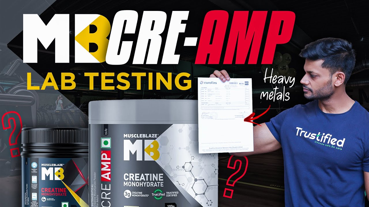MUSCLEBLAZE CREAMP CREATINE MONOHYDRATE LAB TEST REPORT || PASS OR FAIL ...