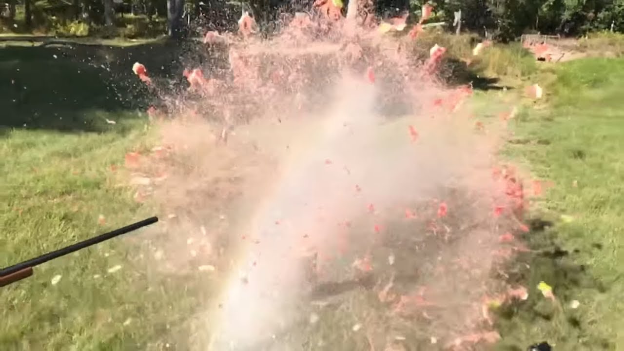 Watermelon vs 12 Gauge Slug - YouTube