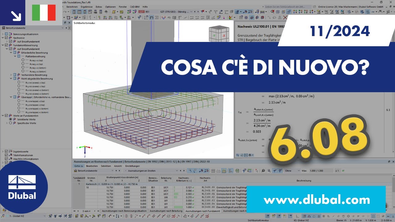 WIN | 11/2024 – Cosa c'è di nuovo in RFEM 6 e RSTAB 9? - YouTube
