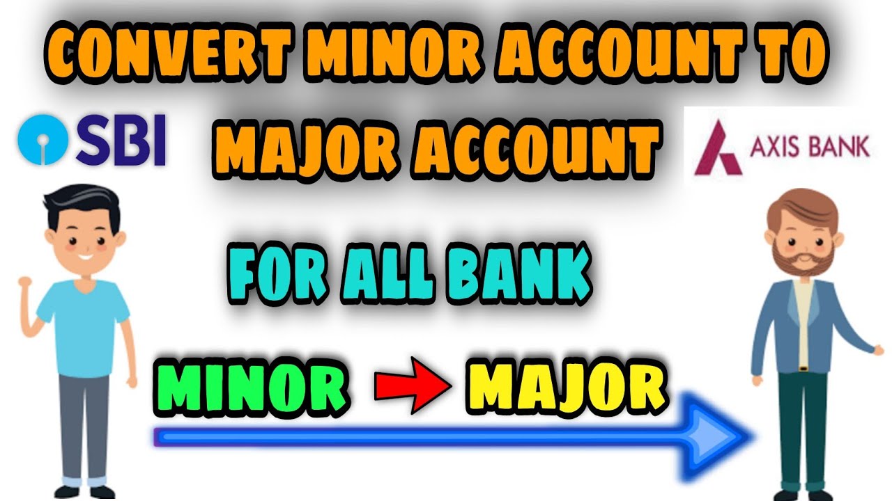 SBI me minor account ko major account me convert kaise kre || How to ...