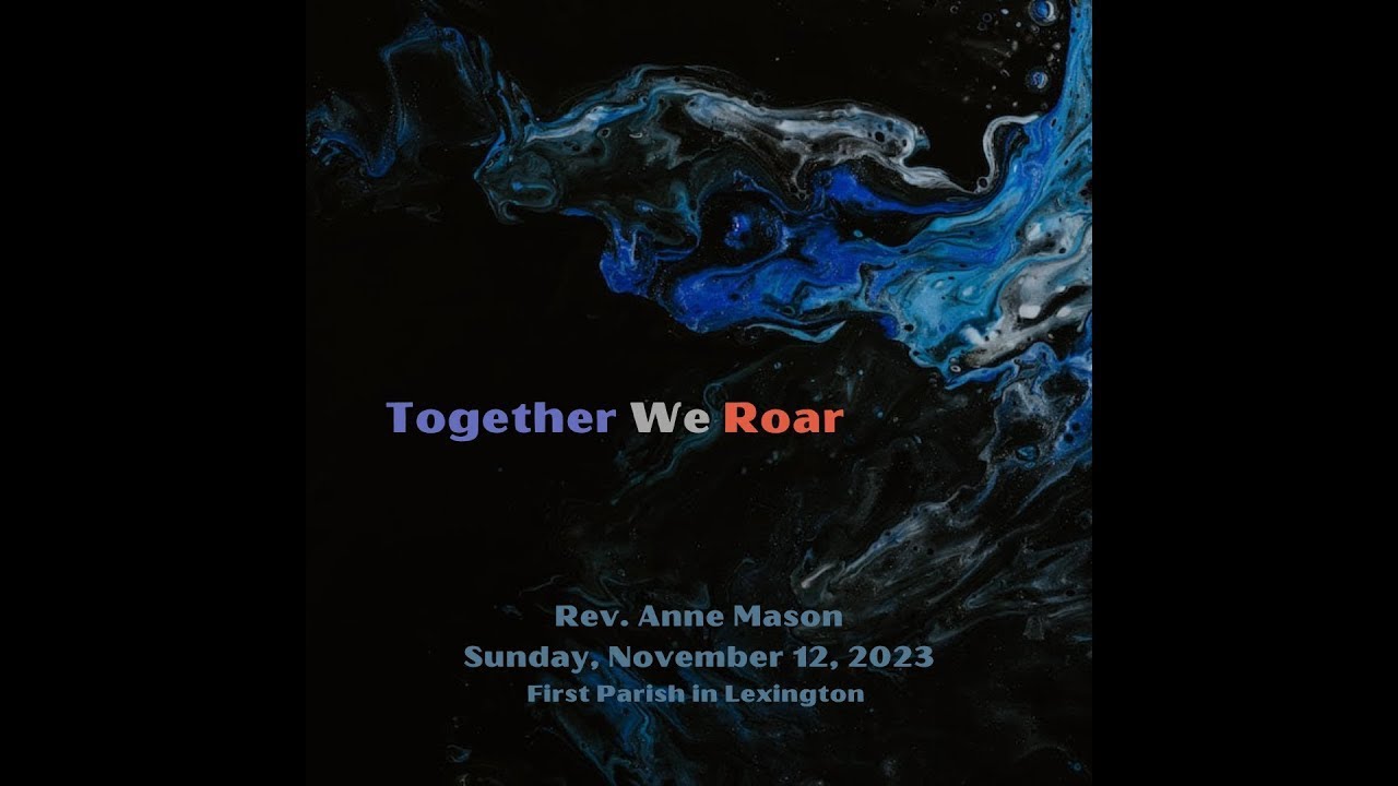 Together we Roar JAMS FOR JUSTICE LINK: https://www.youtube.com/live ...