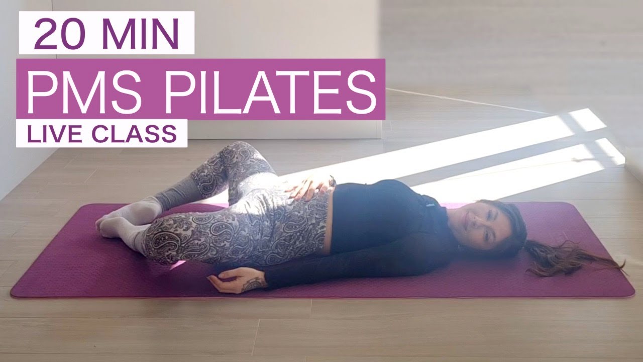 20 Min PMS/Period-Friendly Pilates | At-Home Somatic Workout ♡ (All ...