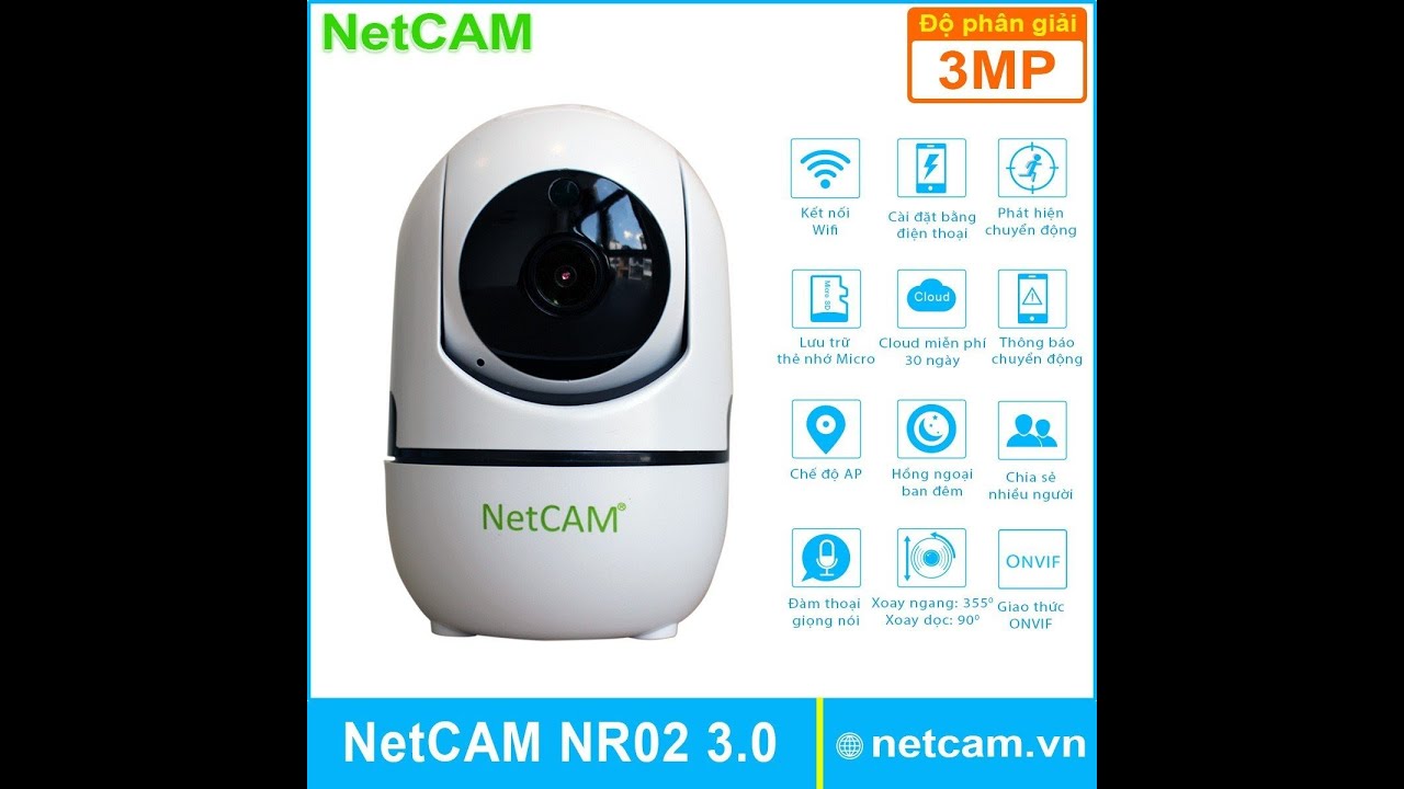 Hướng dẫn cài đặt Camera NetCAM NR02 - YouTube