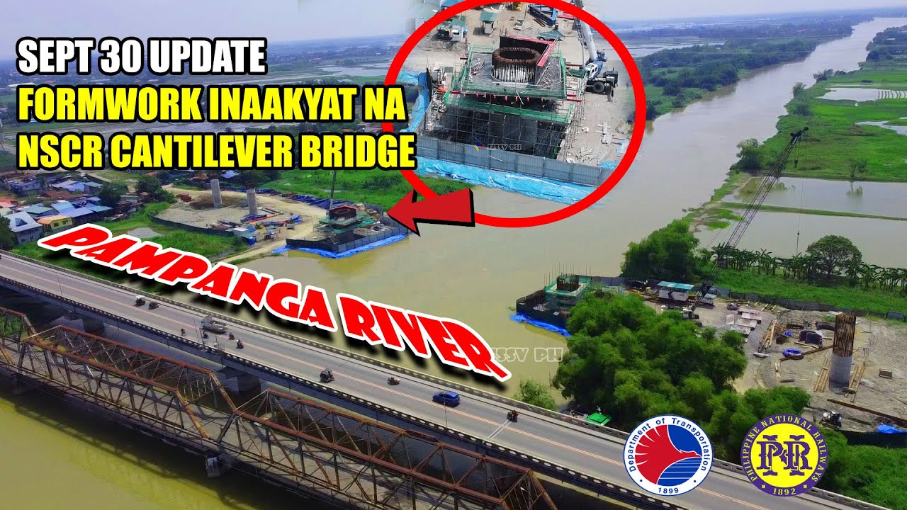 may formwork na ang poste nscr canti bridge sulipan apalit sept 30 /V ...
