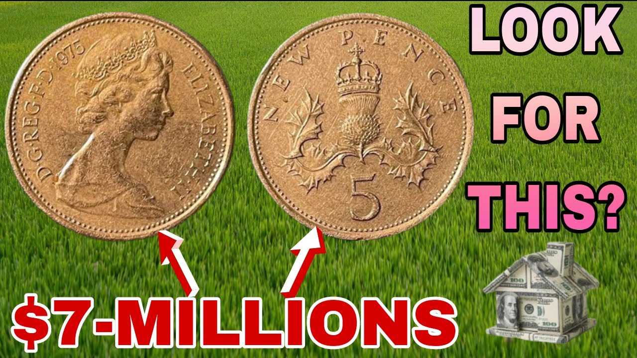 Top 2 Ultra UK Five Pence Rare UK 5 new Pence Coin's worth A Lot of ...