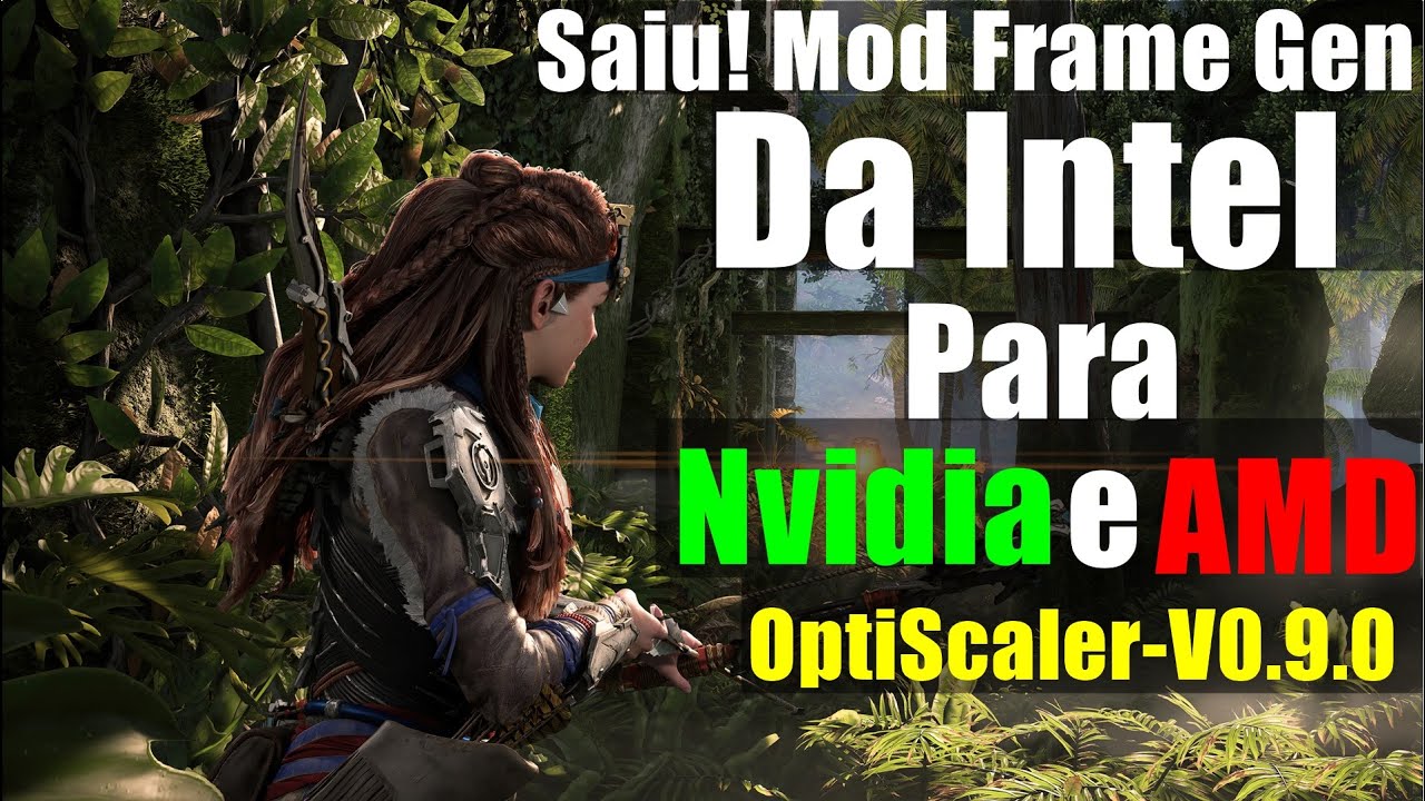 Saiu! Mod Frame Gen OptiScaler V-0.9.0 , Frame Gen da Intel Para ...