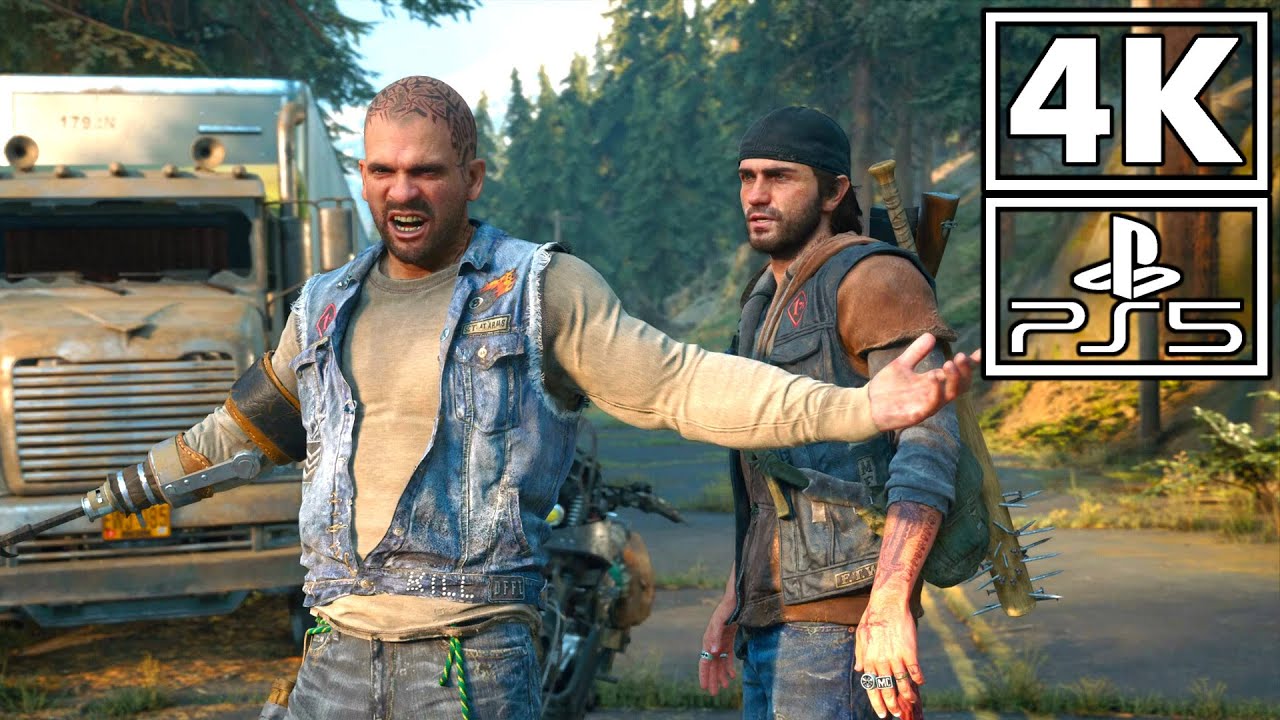 DAYS GONE Drunk Boozer Starting A Fight With A Zombie Horde Cutscene ...