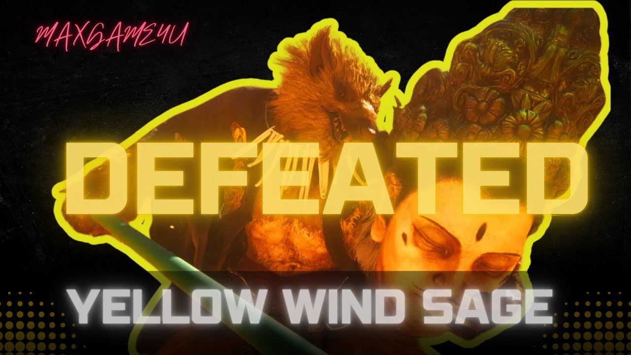 How To Defeat YELLOW WIND SAGE In Black Myth Wukong - YouTube