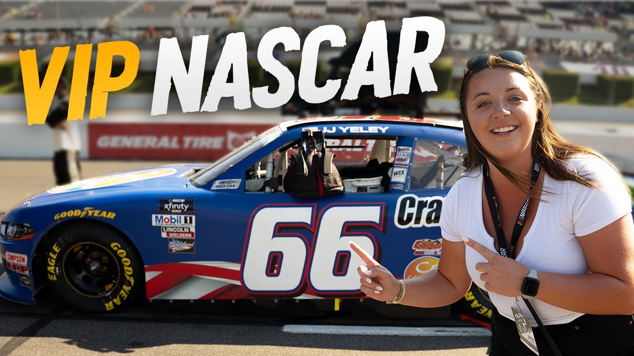 We Camped at a NASCAR RACE! (+ VIP Access) - YouTube