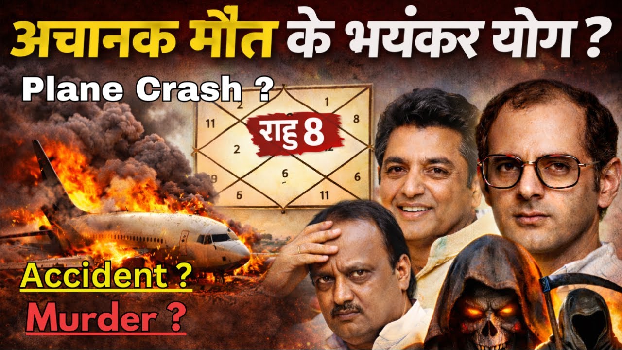 Plane Crash, Accident & Sudden Death Yog in Kundli | Rahu & 8th Lord ...