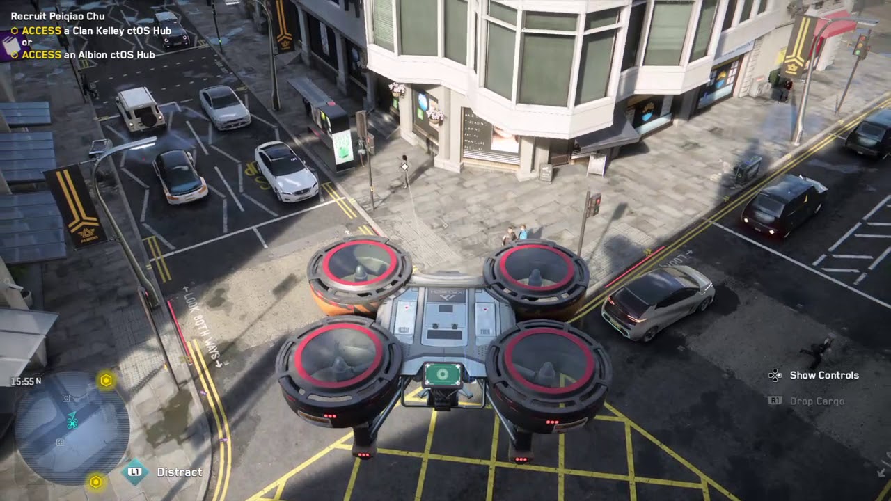 Watch Dogs®: Legion cargo drone gameplay - YouTube