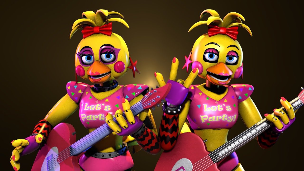 Glamrock Toy Chica Generations | FNaF SB Speed Art [SFM] - YouTube