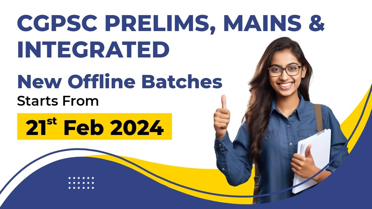 CGPSC Prelims New Offline Batches | Starts from 21st Feb 2024 | CoCo # ...