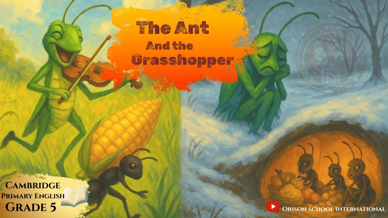 The Ant And The Grasshopper | Grade 5 | English Reading Practice ...