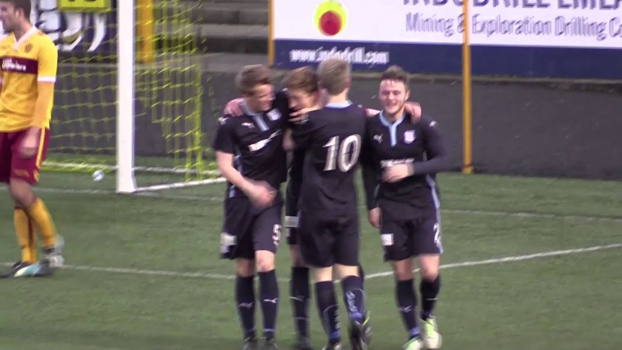 Matty Allan's winner against Motherwell in the SPFL Development League ...