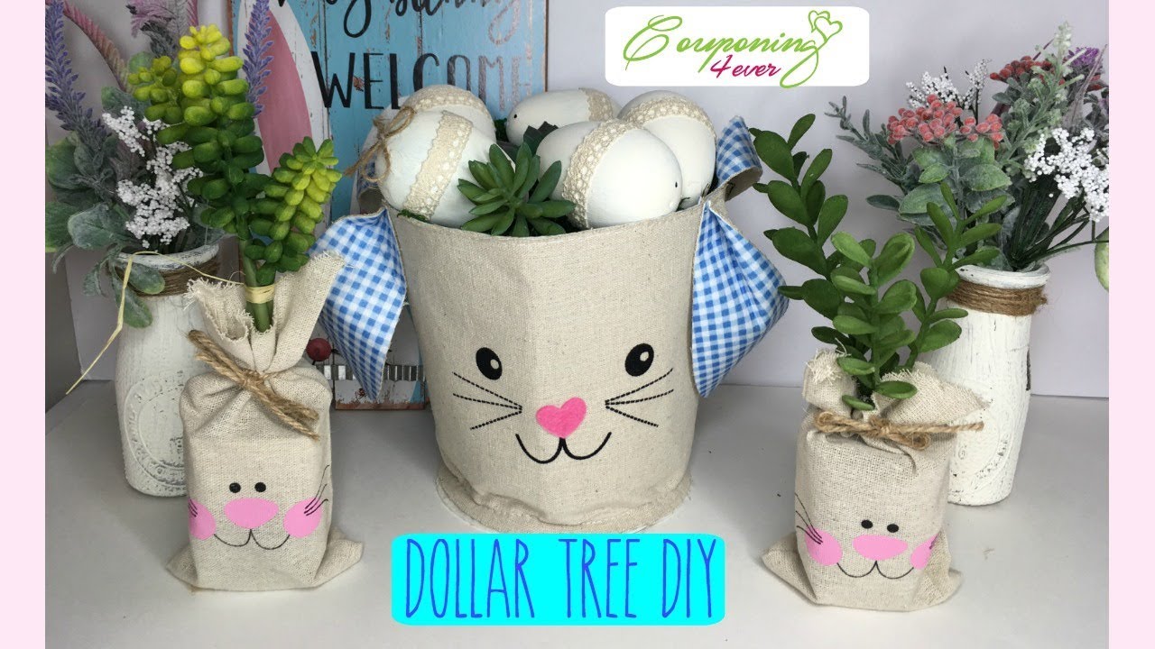 DOLLAR TREE DIY FARMHOUSE EASTER CENTERPIECE - YouTube