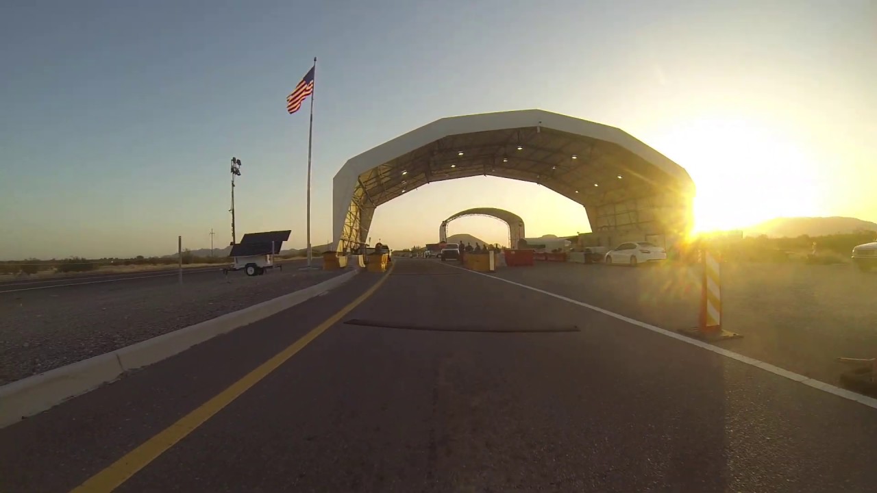 U.S. Border Patrol Immigration Checkpoint Drive-Thru Citizen Test ...