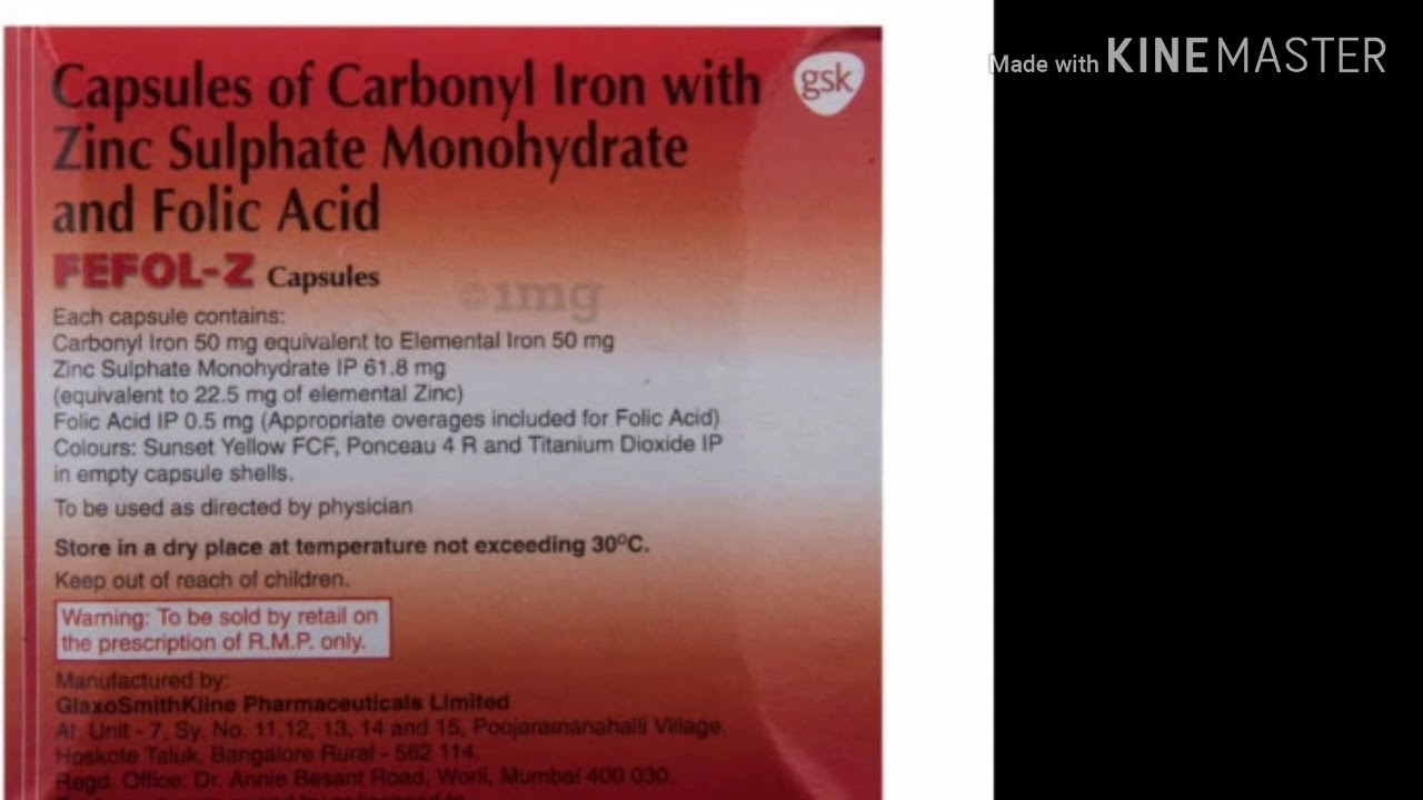 Fefol Capsule Uses In Hindi