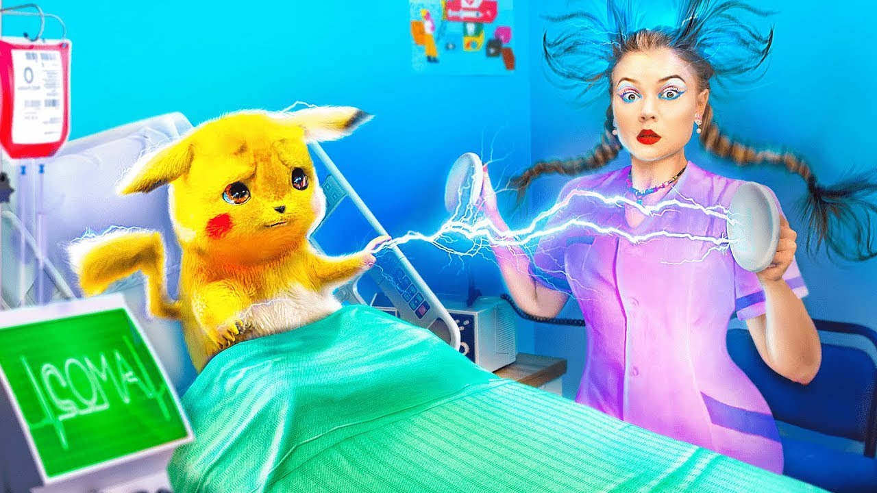 Huggy Wuggy vs Pokemon! Um Hospital para Heróis do Videogame! - YouTube