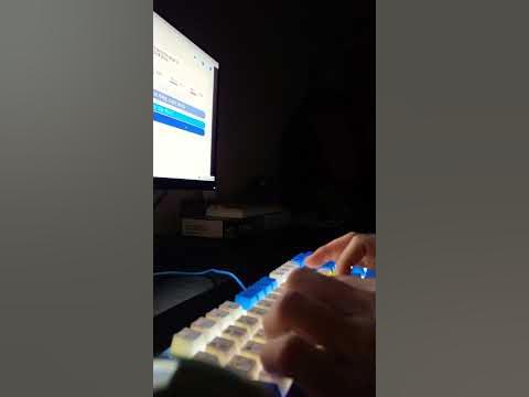 앱코 K990 V3 스카이문 무접점 키보드 타건 - YouTube