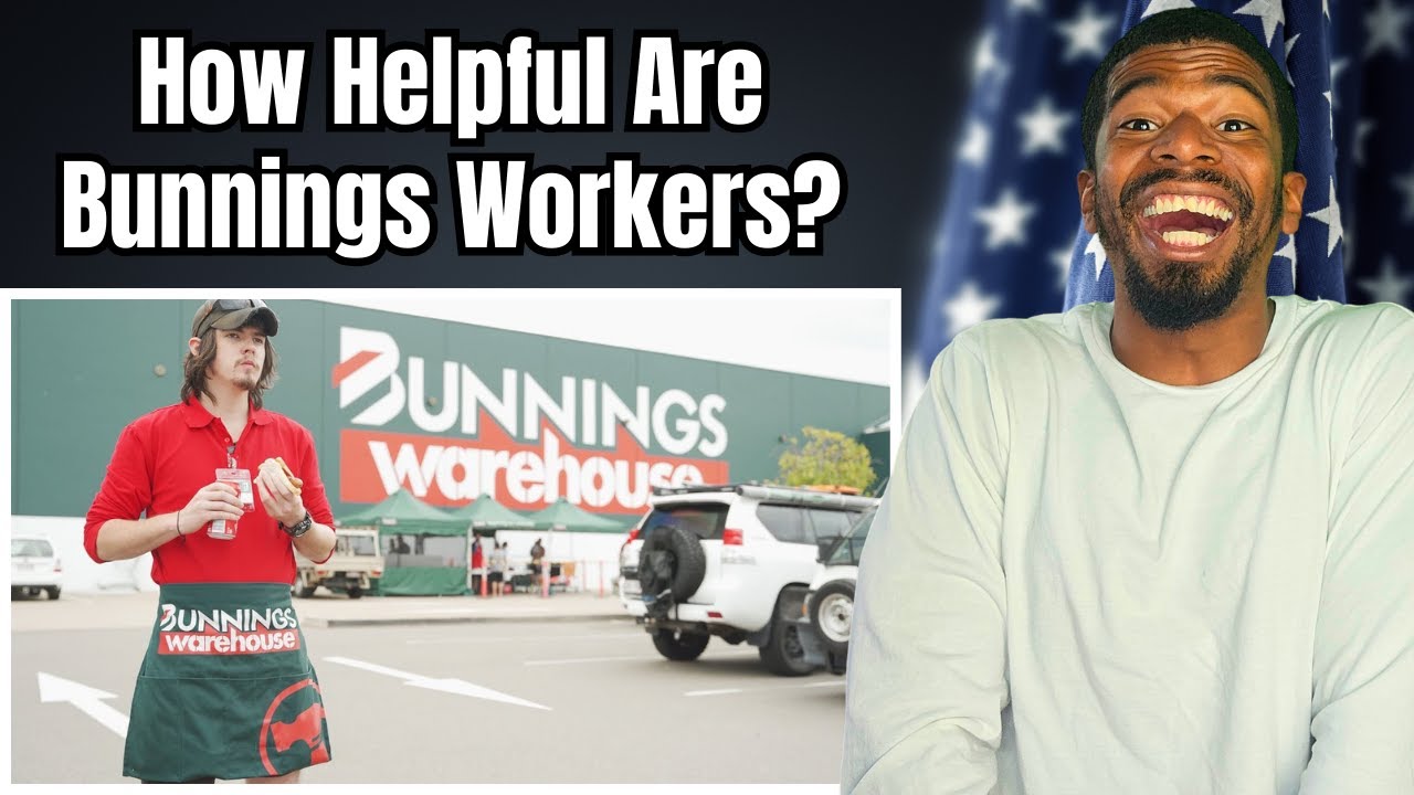 Every Bunnings Worker Ever... | Garn | American Reacts - YouTube