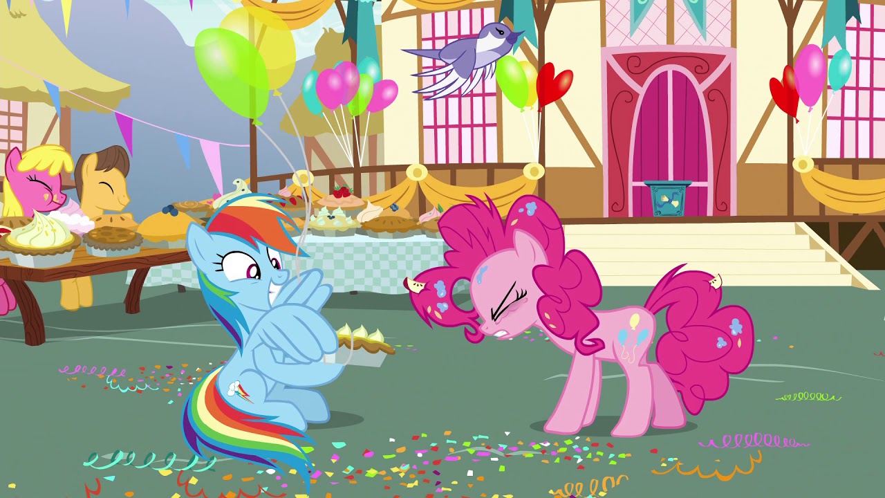 Rainbow Dash - (Balloon mailing a pie) - YouTube