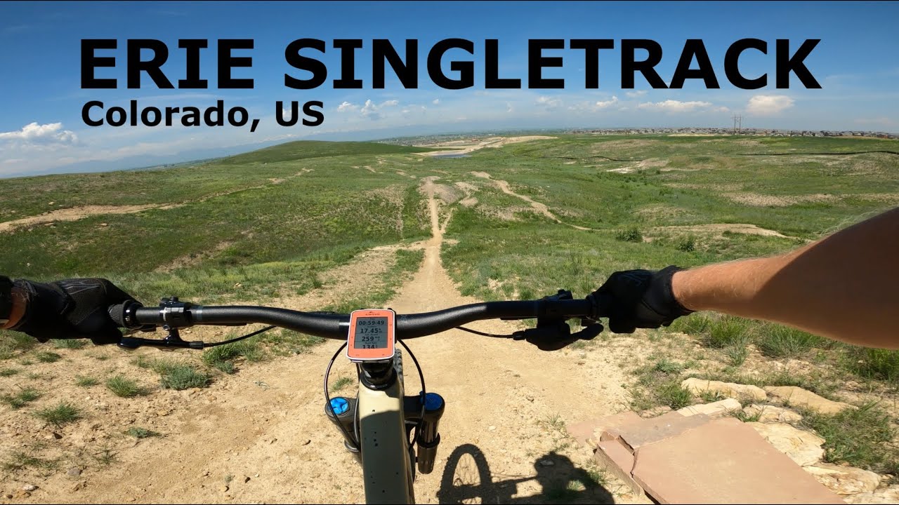 Exploring Erie Singletrack, first week in Colorado - YouTube