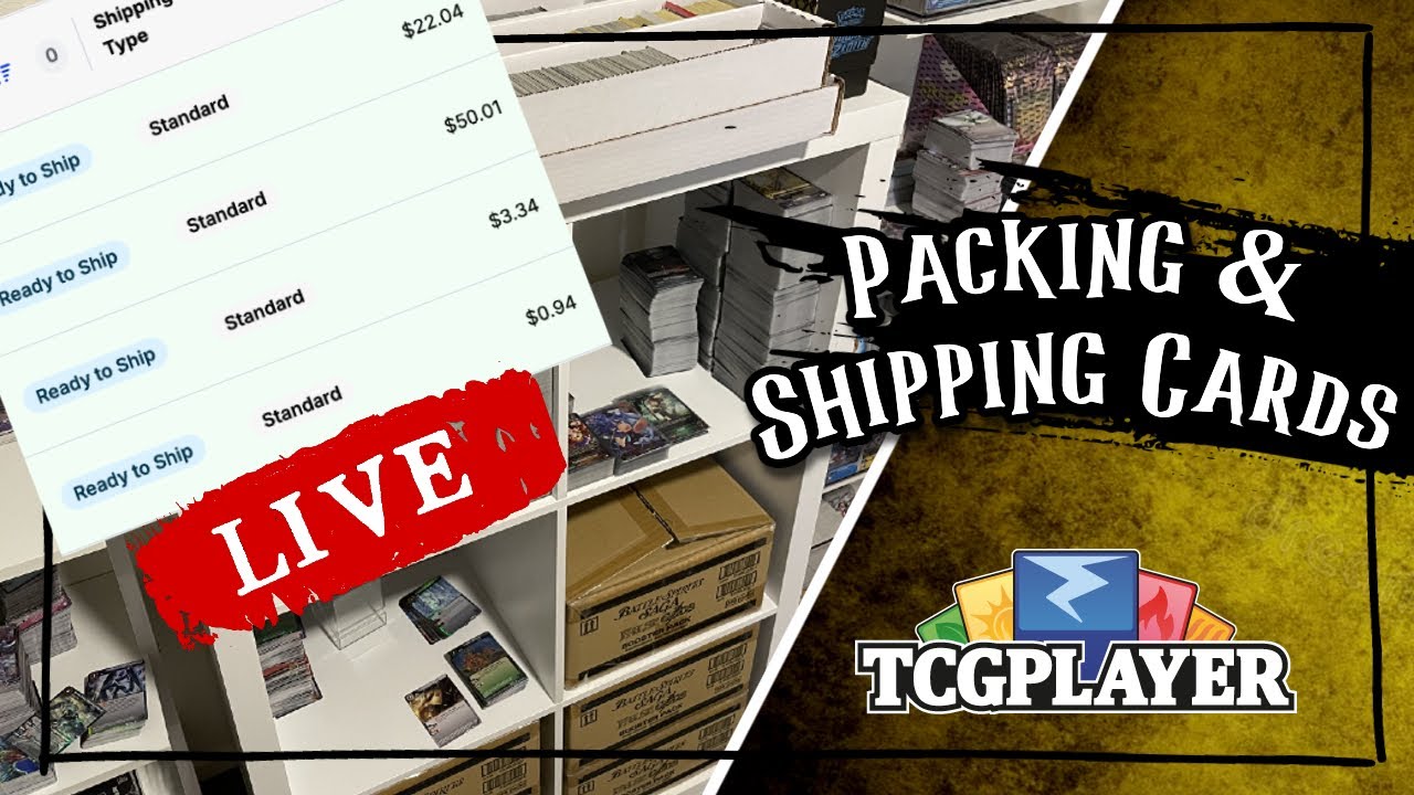 Packing, Shipping, Sorting & Listing on TCGplayer - Ask me anything. - YouTube