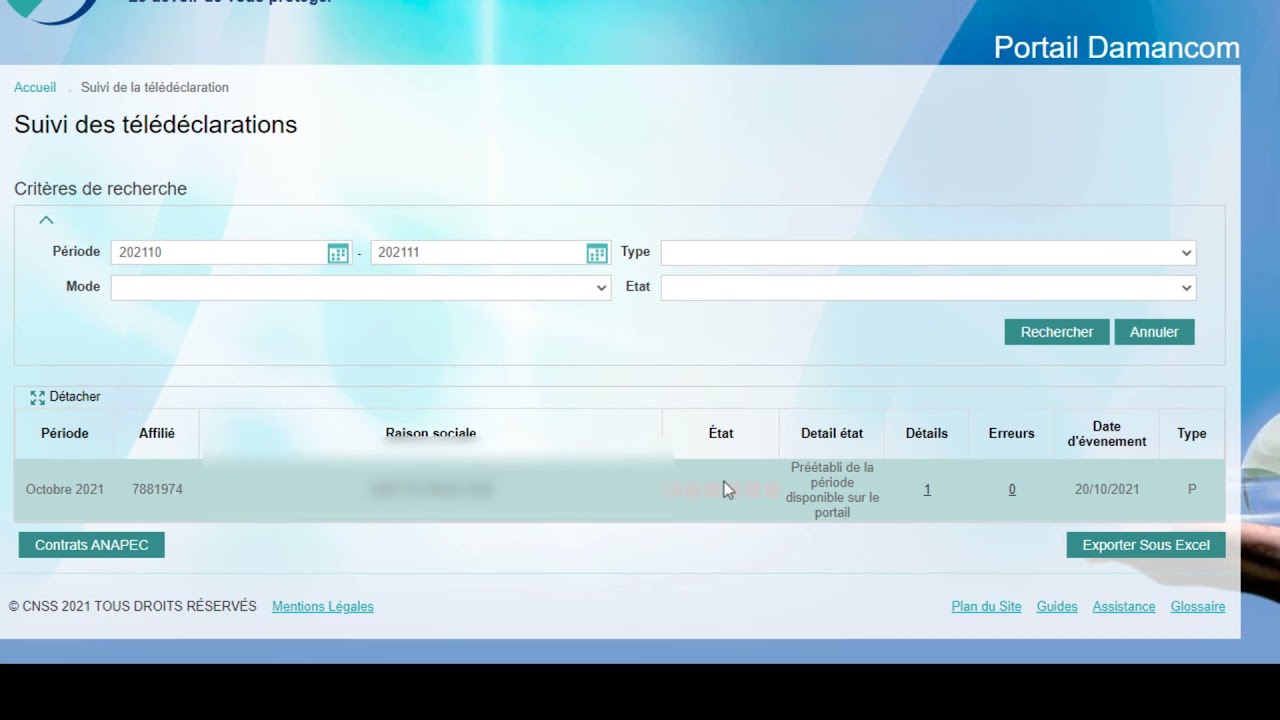 #9. SMART MILL GESTION DE LA PAIE © : CNSS DAMANCOM - YouTube