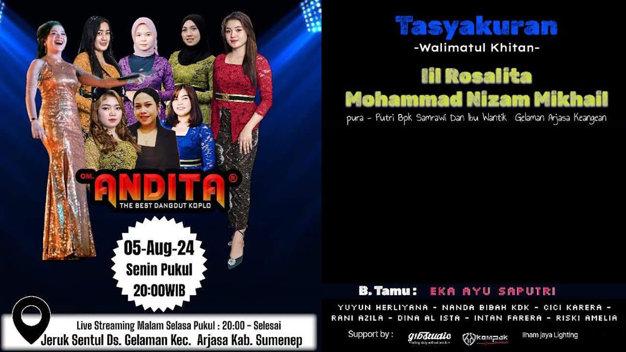 POM ANDITA - TASYAKURAN WALIMATUL KHITAN KELUARGA BESAR BPK. SAMRAWI ...