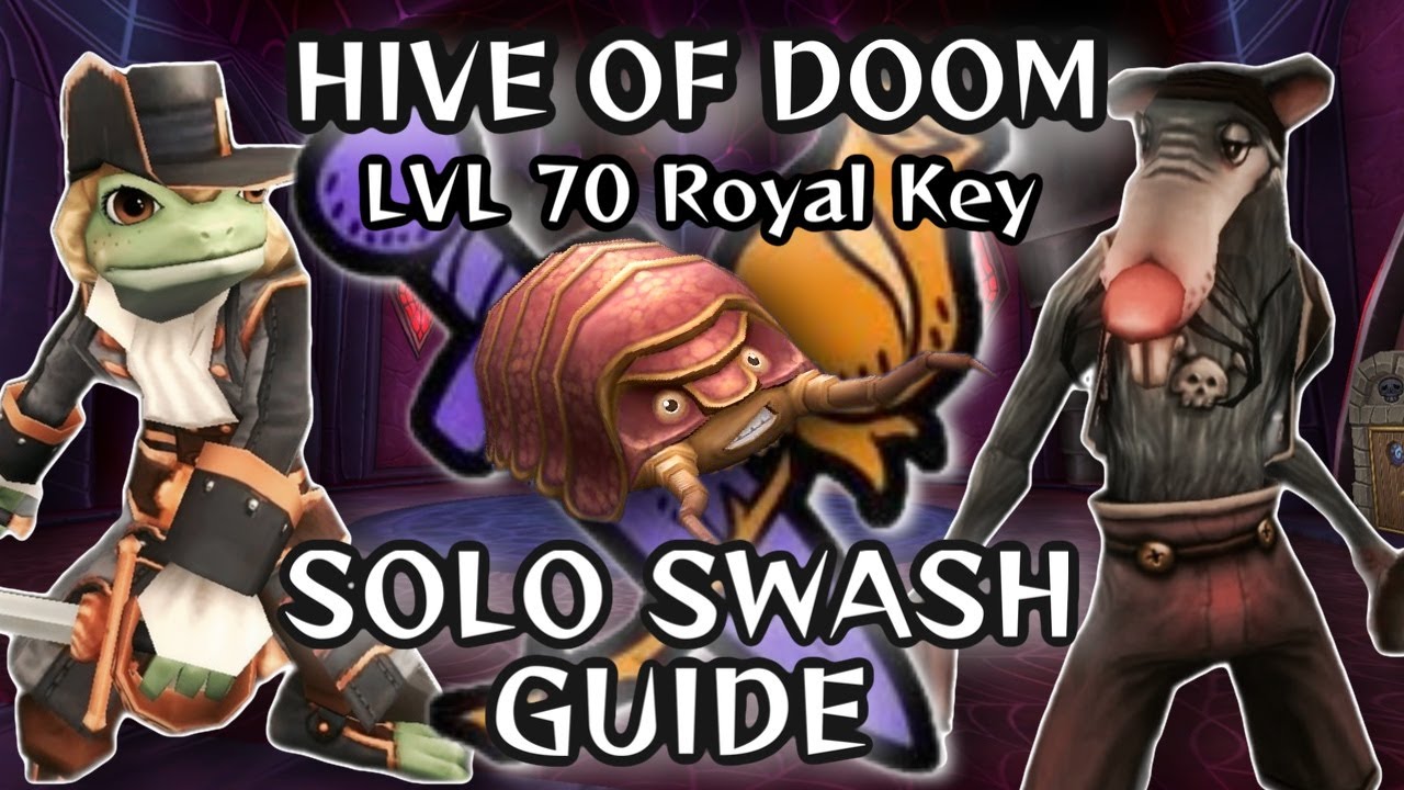 Pirate101 Hive of Doom SOLO SWASH Guide - LVL70 Royal Key - YouTube